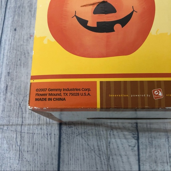 Gemmy | Holiday | Gemmy Inflatable Halloween Scarecrow Pumpkin | Poshmark